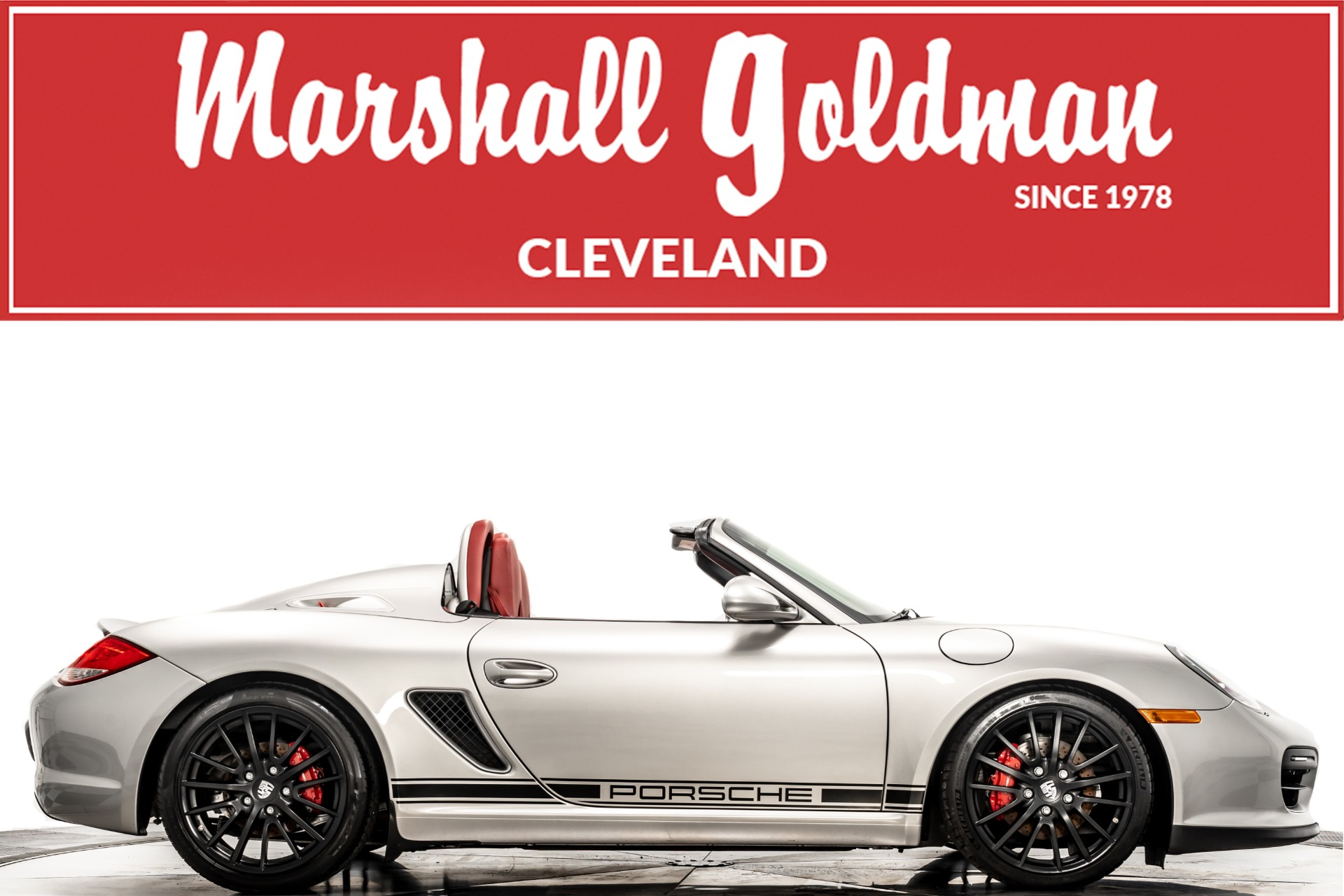Platinum Silver Metallic Porsche Boxster Spyder with 3.4L H6 320hp ...