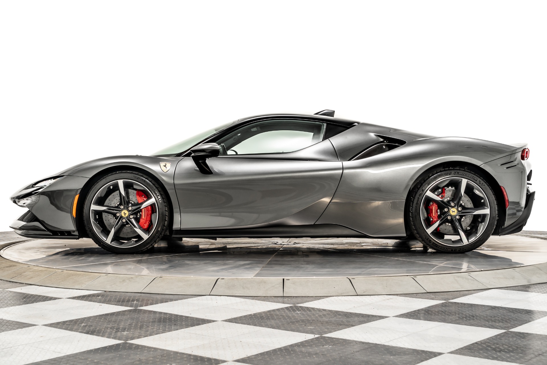 Silver Ferrari Sf90 Stradale