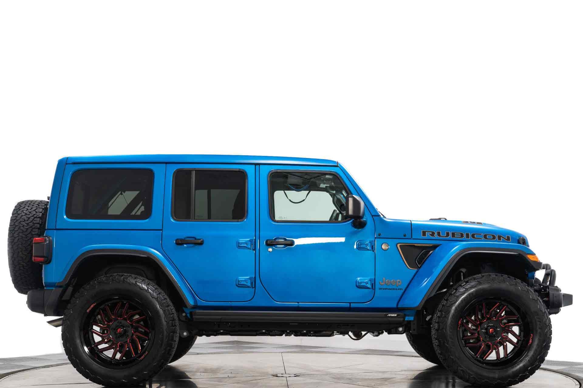 Jeep Wrangler Blue Colors