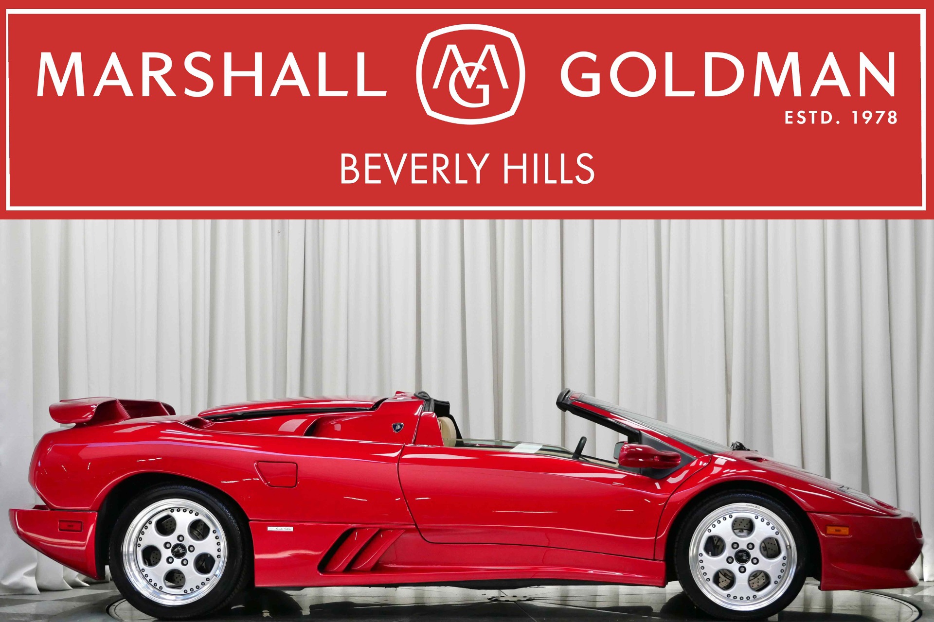 Rosso Vik Lamborghini Diablo VT Roadster with 5.7L DOHC V12 530hp ...
