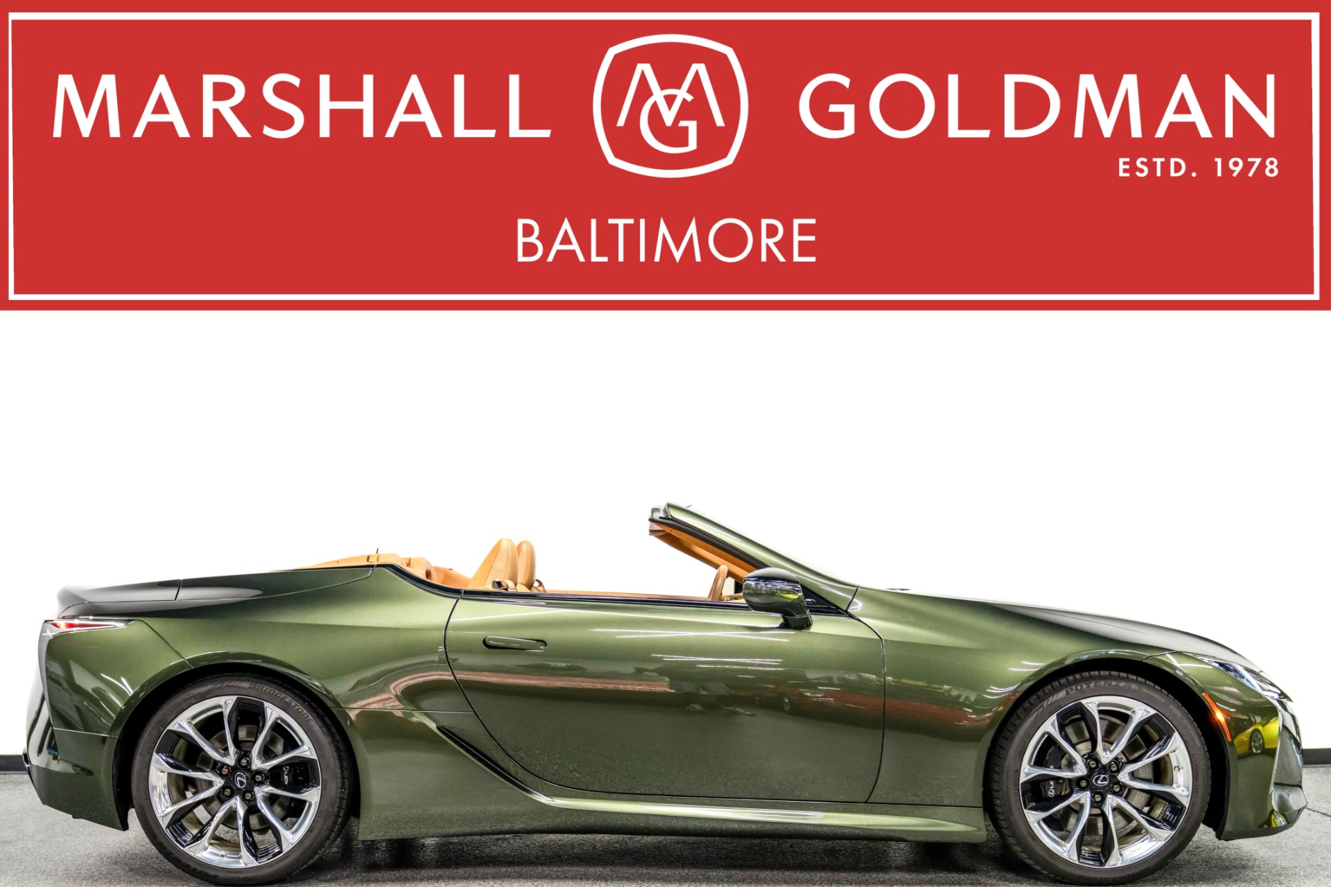 Nori Green Pearl Lexus LC 500 Convertible with 5.0L V8 471hp 398ft. lbs ...