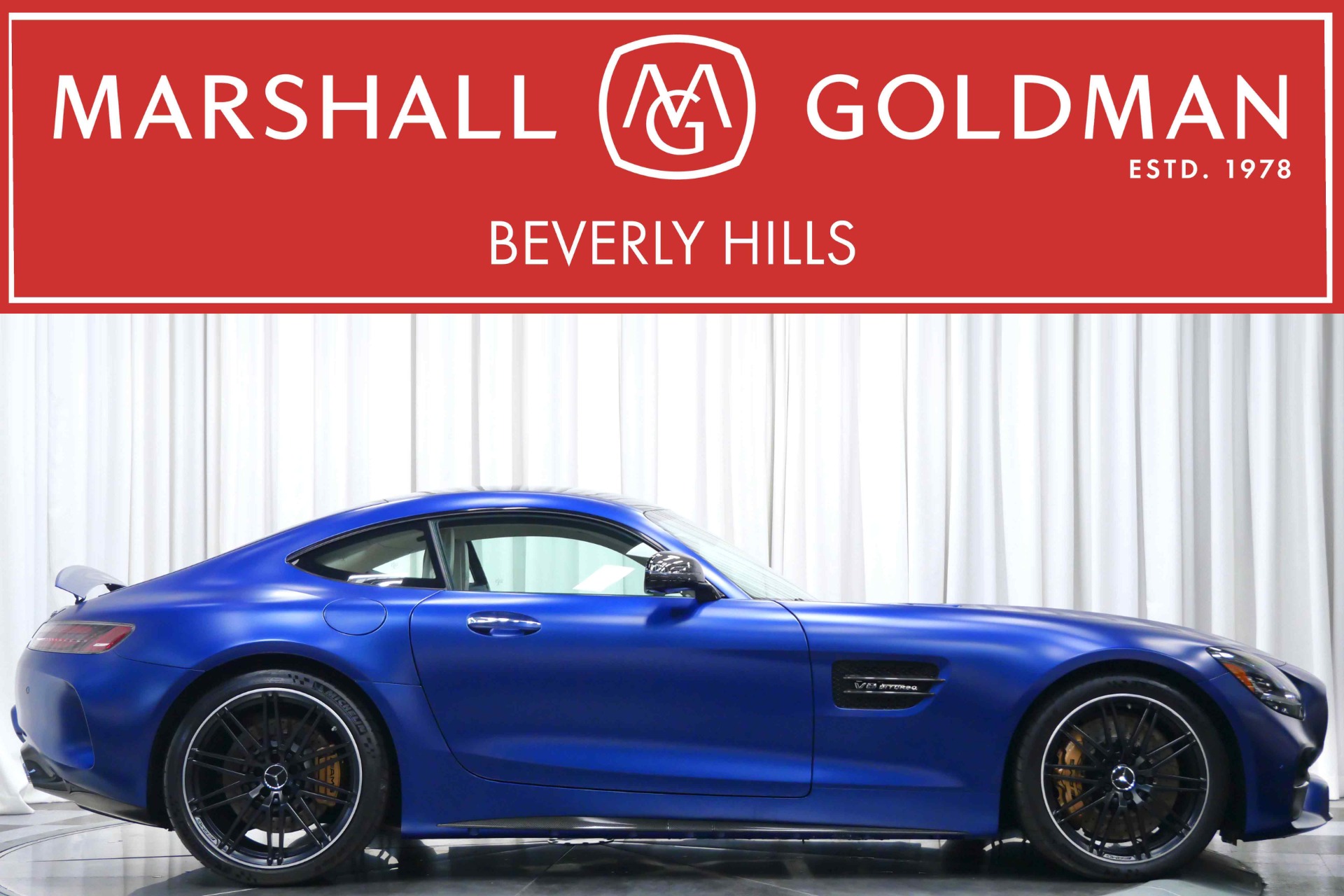 designo Brilliant Blue Magno Mercedes-Benz AMG GT C -Factory Matte ...